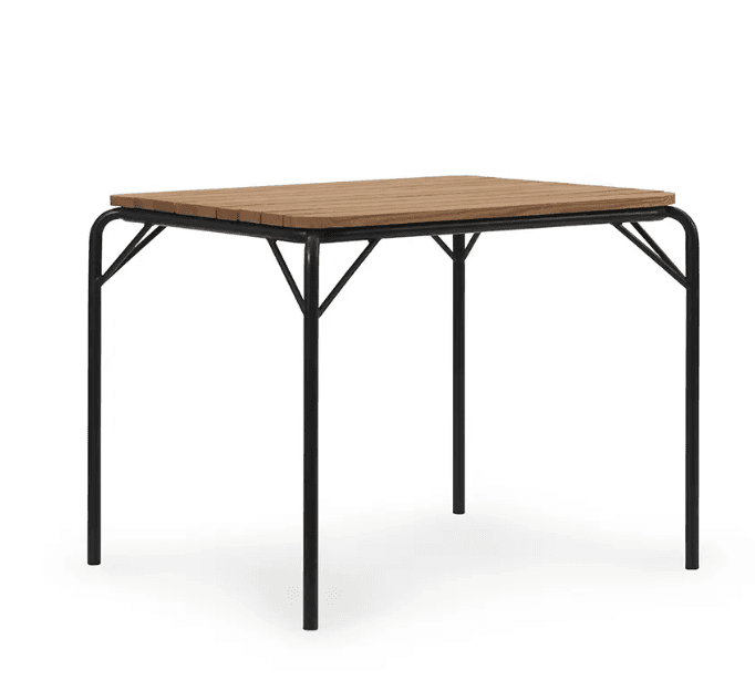 Industrial Wood-Slat Dining Table 3D Model — Free Download | FurniMesh