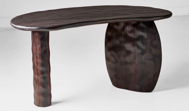 Organic Sculpted Wood Coffee Table 3D Model — Free Download | FurniMesh