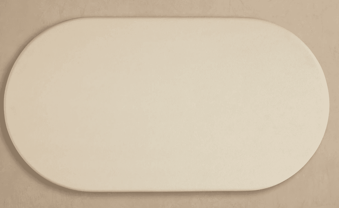 Minimalist Cream Matte Wall Panel 3D Model — Free Download | FurniMesh