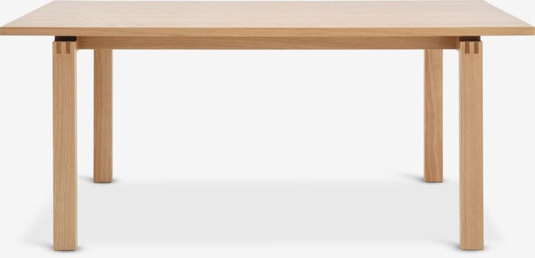 Modern Oak Dining Table 3D Model — Free Download | FurniMesh