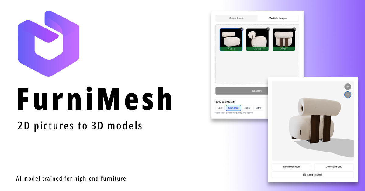 GLB to FBX Converter - Convert GLB Files to FBX Format Free | FurniMesh
